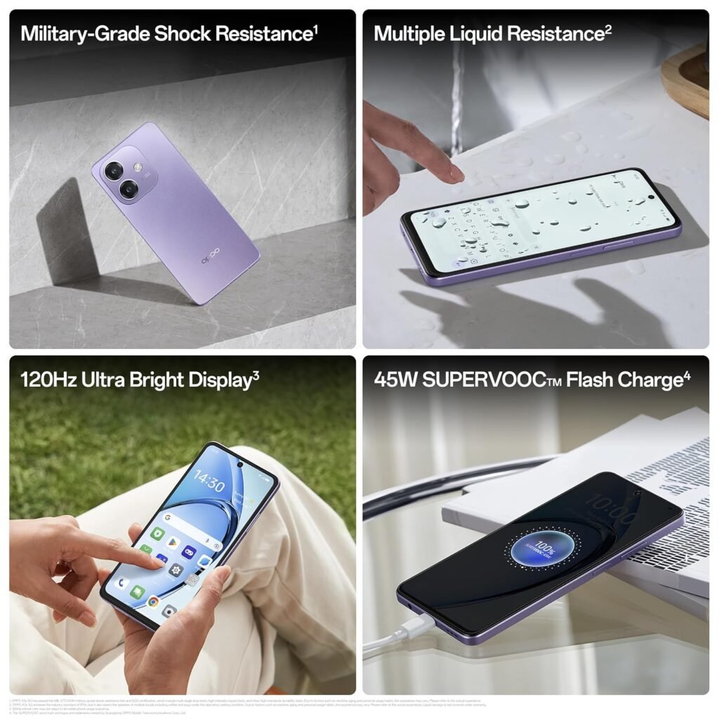 Oppo 2681 A3X 5G 4/64 GB Starlight White - Manik Mobile Shopee